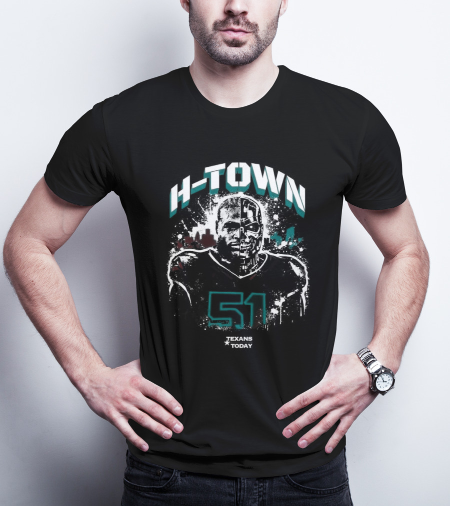 H Town 51 Will Anderson Jr. Robo Killer Texas T-Shirt