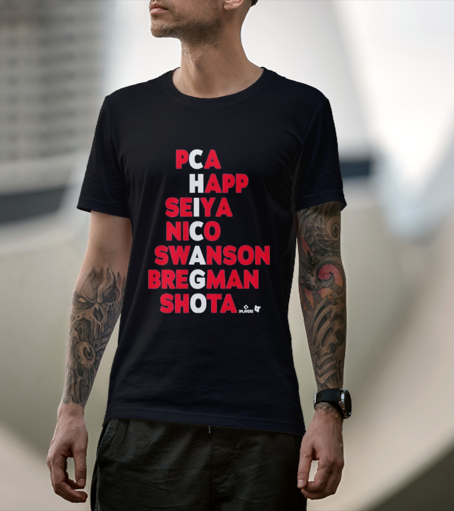 PCA Happ Seiya Nico Swanson Bregman Shota Chicago 2026 T-Shirt