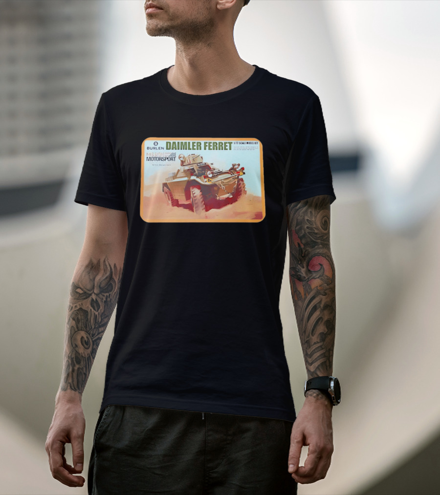 Burlen Daimler Ferret Mission Motorsport 1/7 Scale Model Kit T-Shirt
