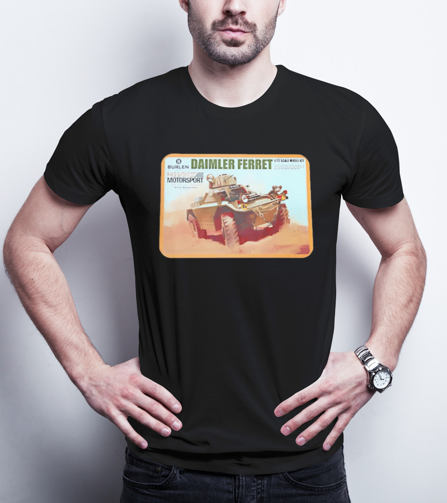 Burlen Daimler Ferret Mission Motorsport 1/7 Scale Model Kit T-Shirt