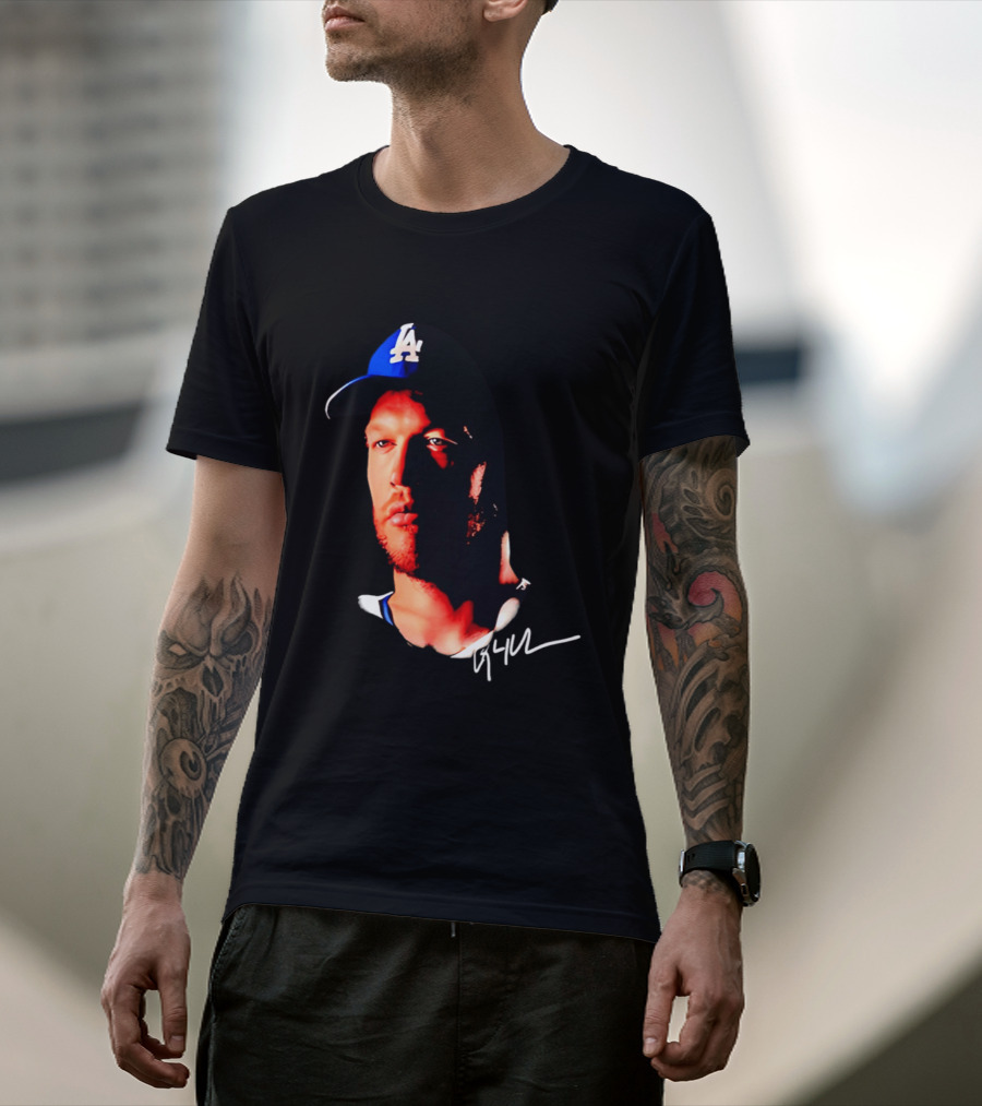 Los Angeles Dodgers Thank You Clayton Kershaw LA Cap Signature T-Shirt