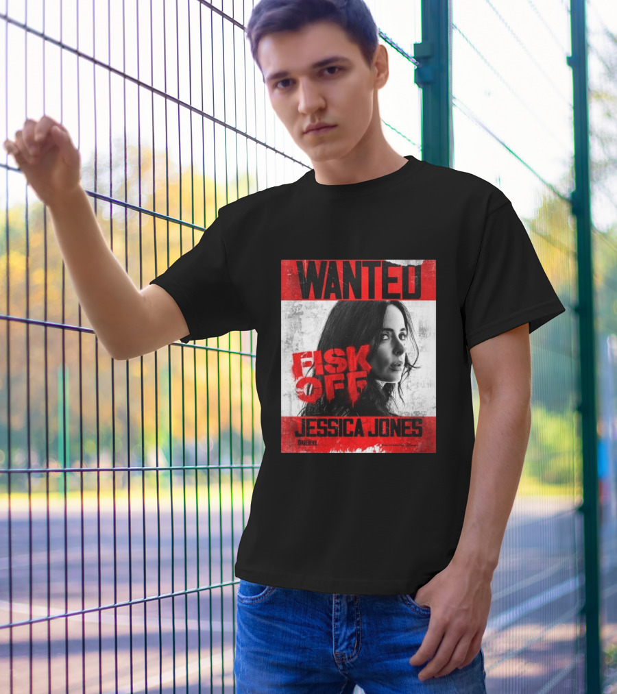 Wanted Jessica Jones Fisk Off Daredevil Born Again Season 2 T-Shirt