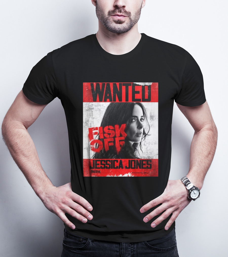 Wanted Jessica Jones Fisk Off Daredevil Born Again Season 2 T-Shirt