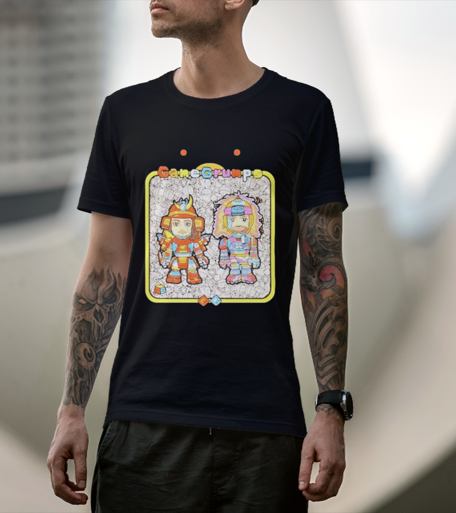 Game Grumps X 326 Collaboration Colorful Characters T-Shirt