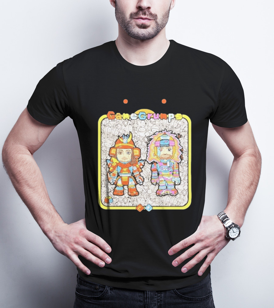 Game Grumps X 326 Collaboration Colorful Characters T-Shirt