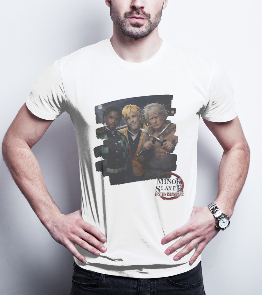 Minor Slayer Epstein Island Arc Characters Cosplay T-Shirt