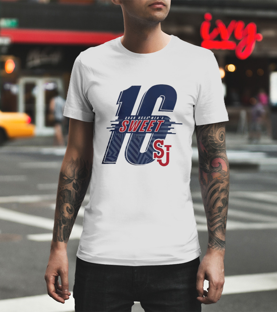 St. John's 2026 NCAA Men's Basketball Sweet 16 SJU T-Shirt