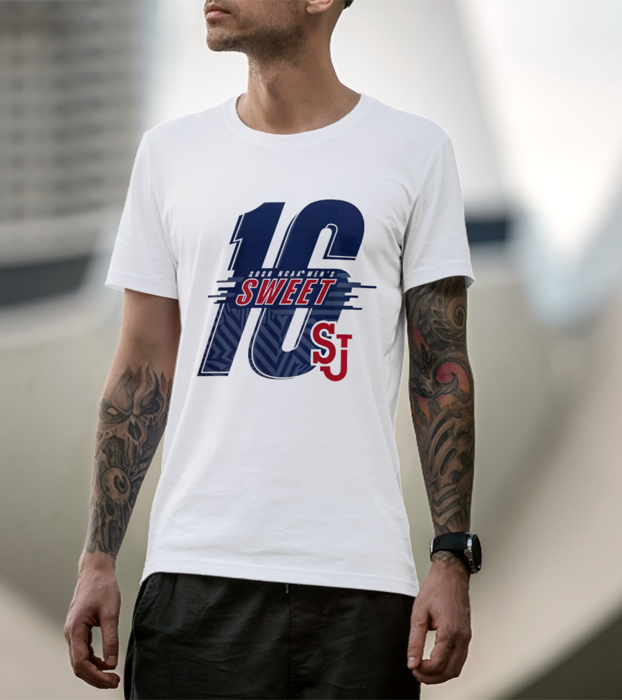 St. John's 2026 NCAA Men's Basketball Sweet 16 SJU T-Shirt