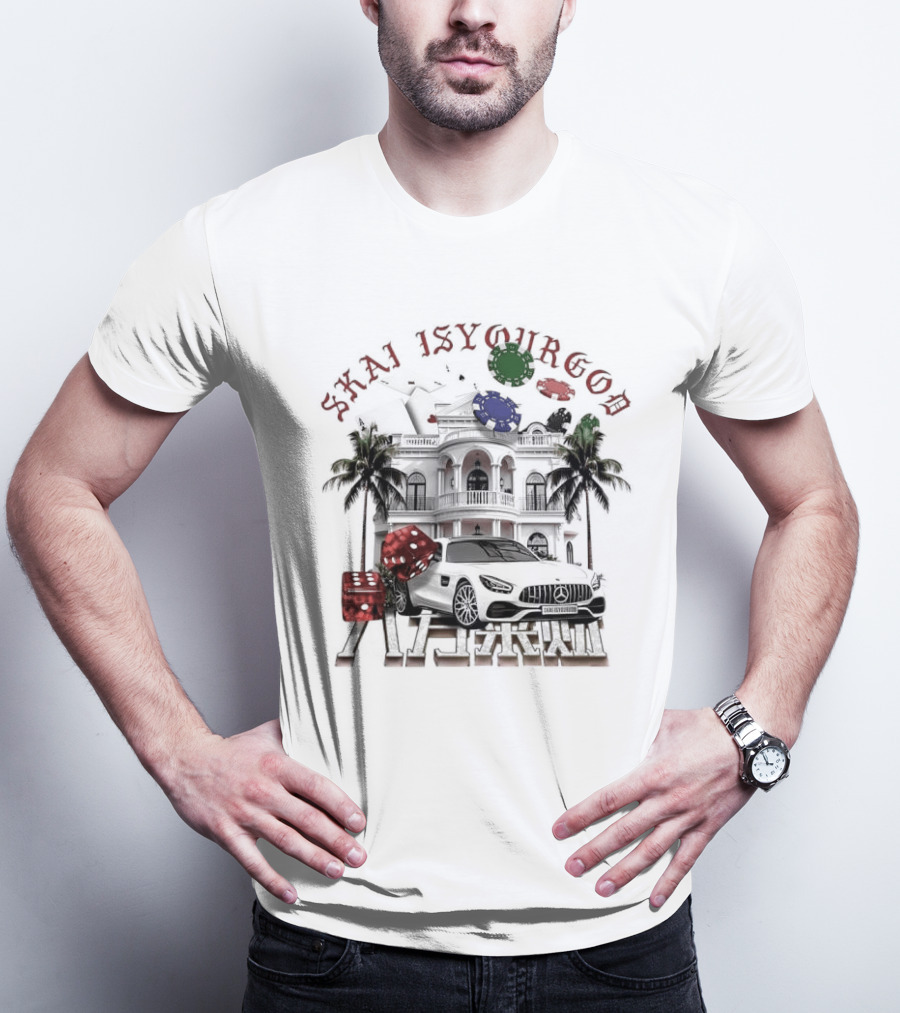Skai Isyourgod Mansion Tropical Palms Rolling Loud T-Shirt