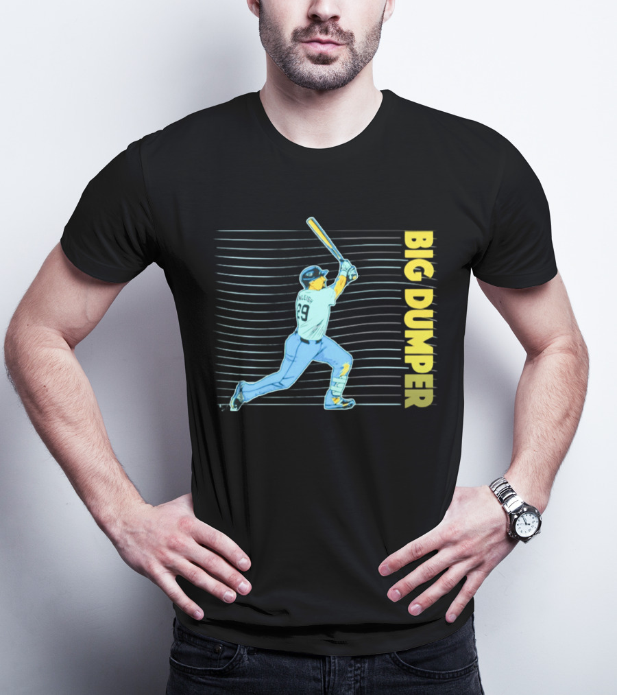 Seattle Mariners Cal Raleigh 29 Big Dumper Neon Nights T-Shirt