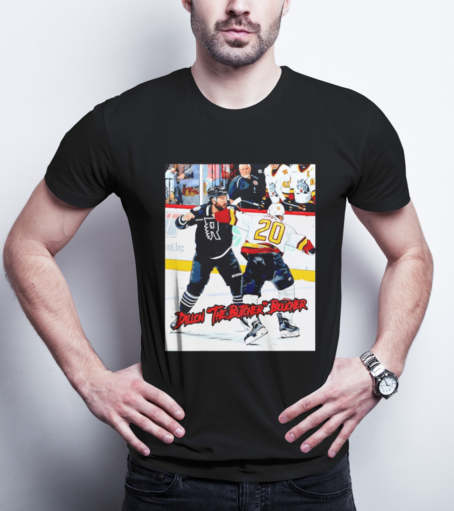 Dillon The Butcher Boucher Rockford IceHogs Hockey Fight Scene T-Shirt