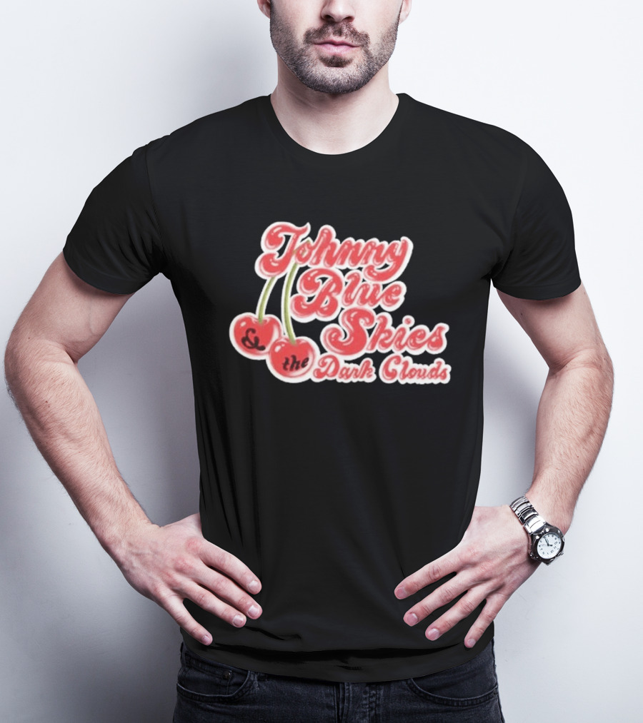 Johnny Blue Skies And The Dark Clouds Cherries T-Shirt