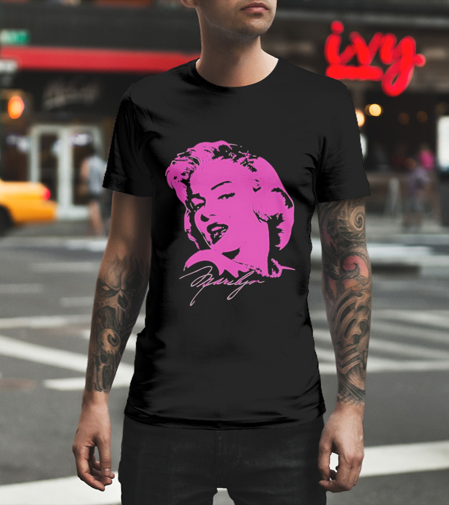 Marilyn Monroe Pink Pop T-Shirt