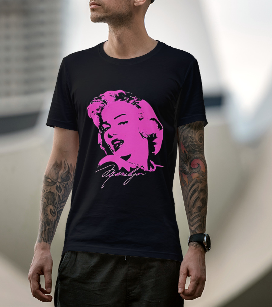 Marilyn Monroe Pink Pop T-Shirt