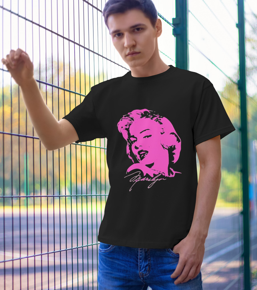 Marilyn Monroe Pink Pop T-Shirt