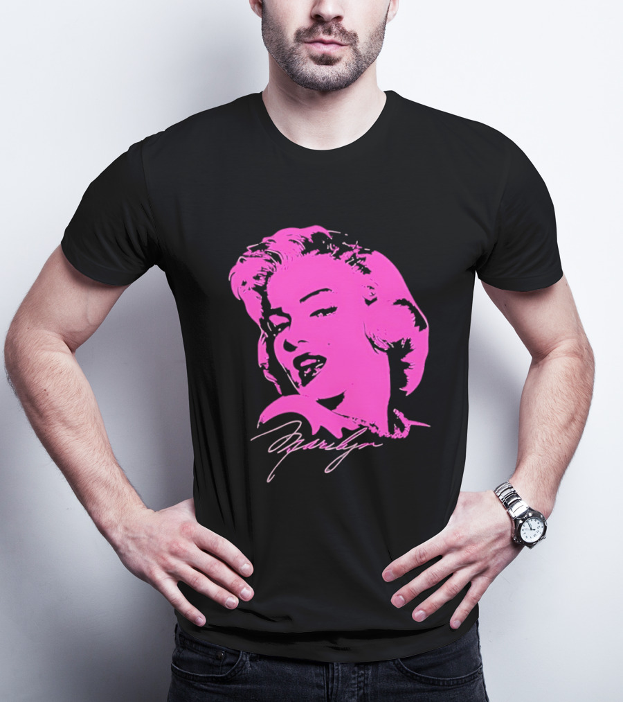 Marilyn Monroe Pink Pop T-Shirt