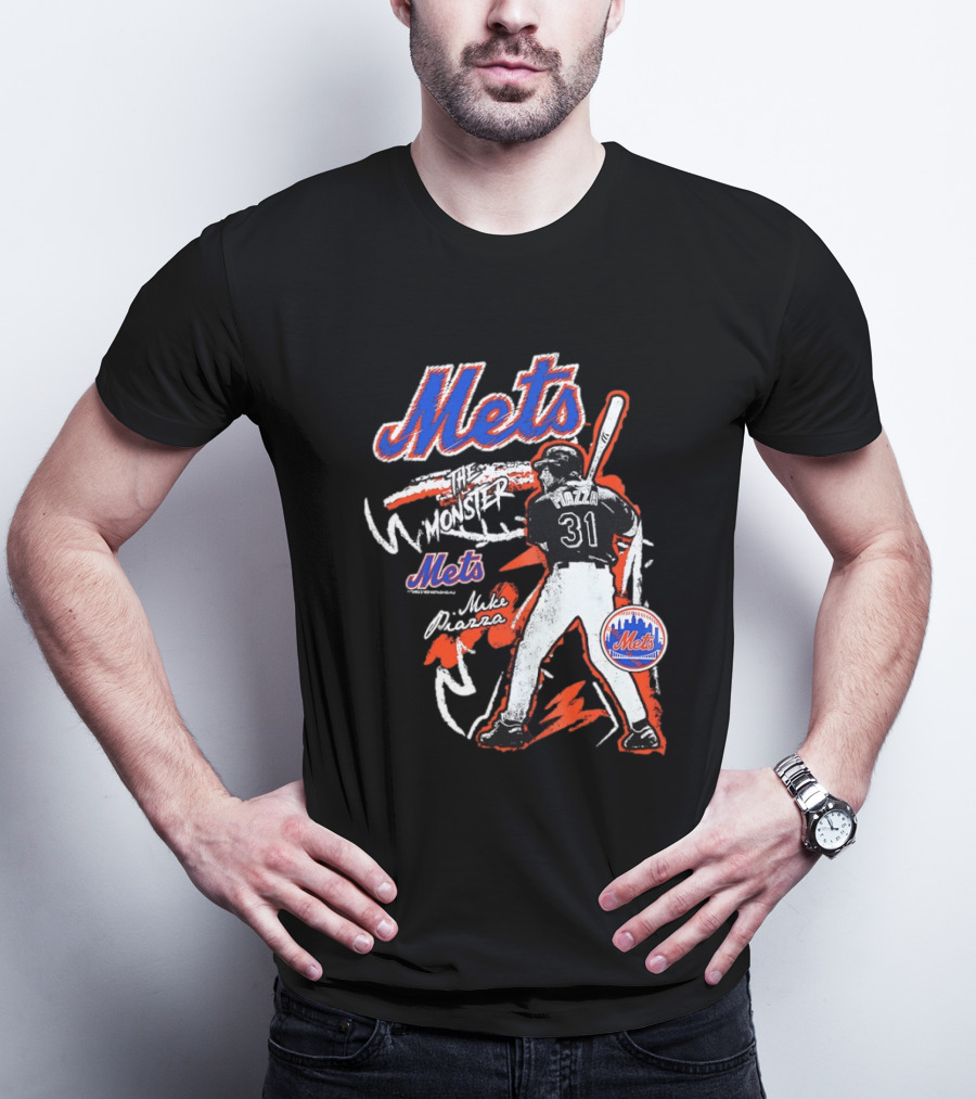 Mets Mike Piazza The Monster New York Mets 31 T-Shirt