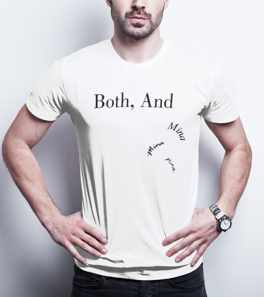 Both And Mina Curved T-Shirt