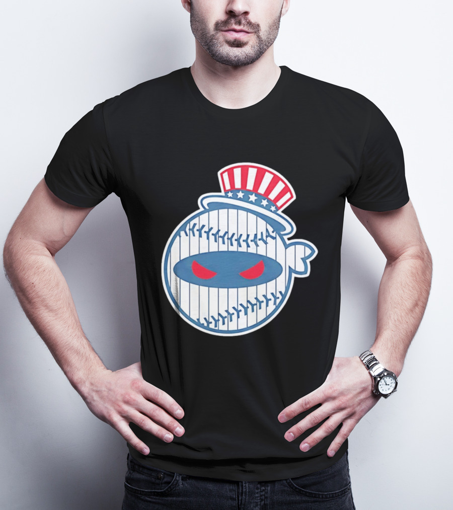 New York Yankees Pitching Ninja Baseball T-Shirt