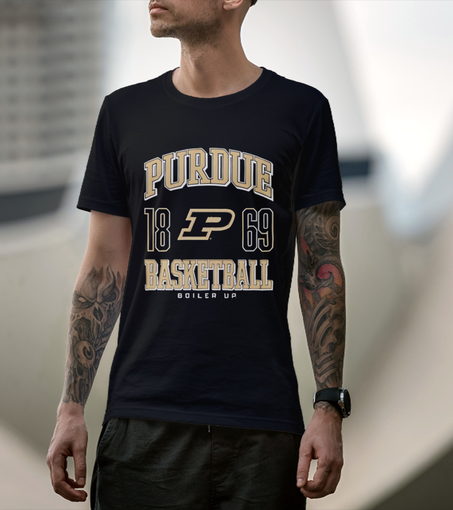 Purdue Basketball Boiler Up 1869 T-Shirt
