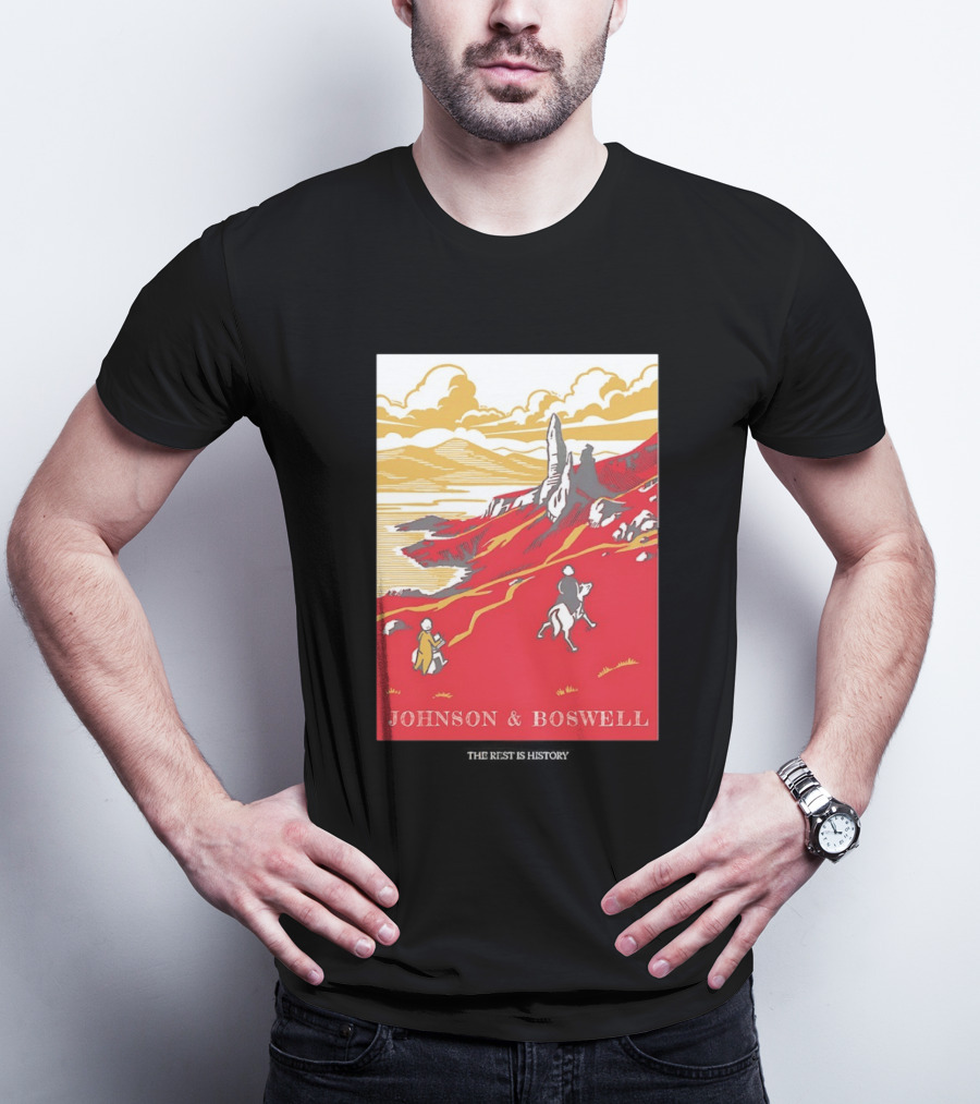 Johnson And Boswell Journey Through Red Landscape And History T-Shirt