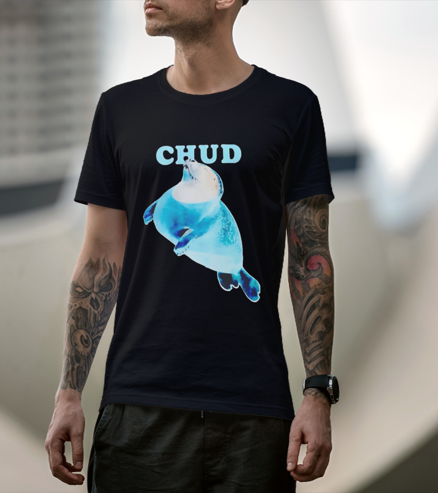 CHUD Seal Floating In Blue Water T-Shirt