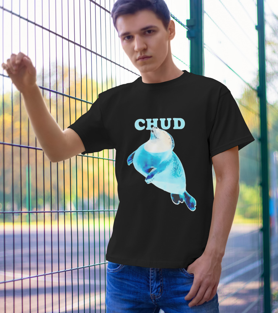 CHUD Seal Floating In Blue Water T-Shirt