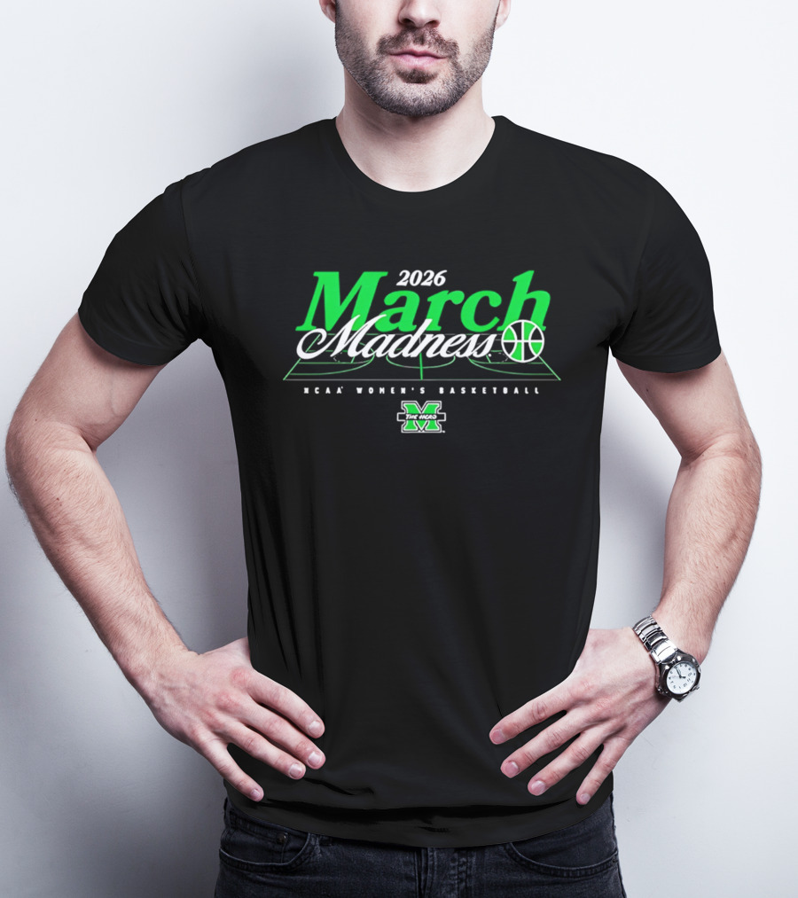 2026 March Madness NCAA Women's Basketball Marshall T-Shirt