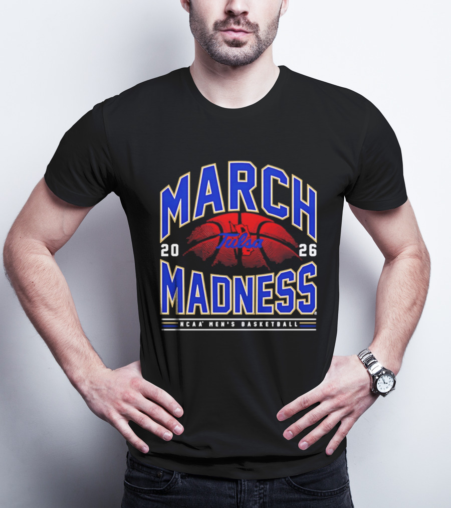 Tulsa March Madness 2026 NCAA Men's Basketball T-Shirt
