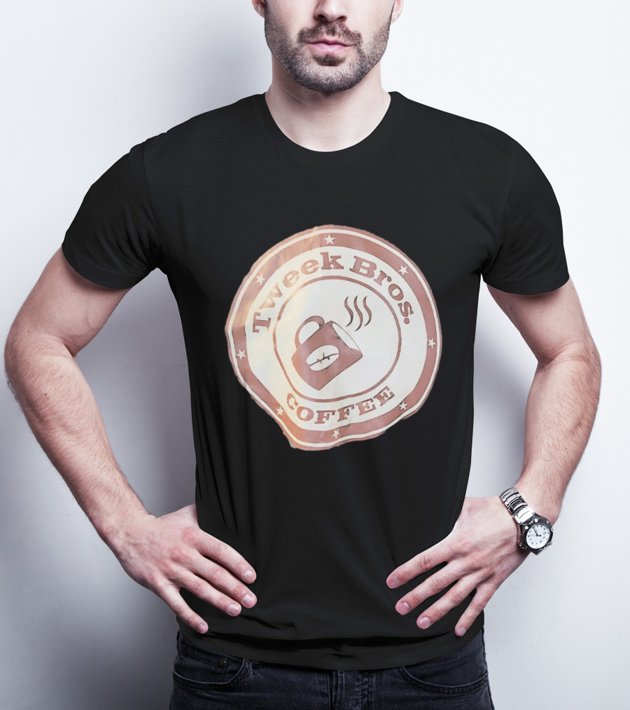 Tweek Bros Coffee Logo With Stars And Steam T-Shirt
