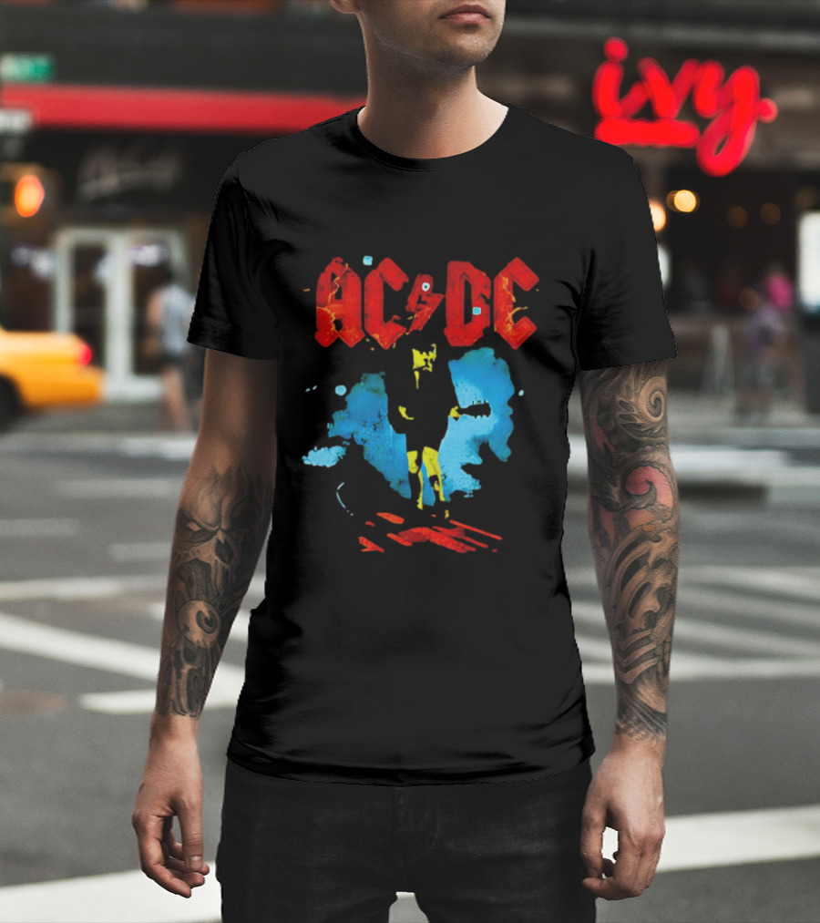 ACDC Angus Young On Stage Rock Legend T-Shirt