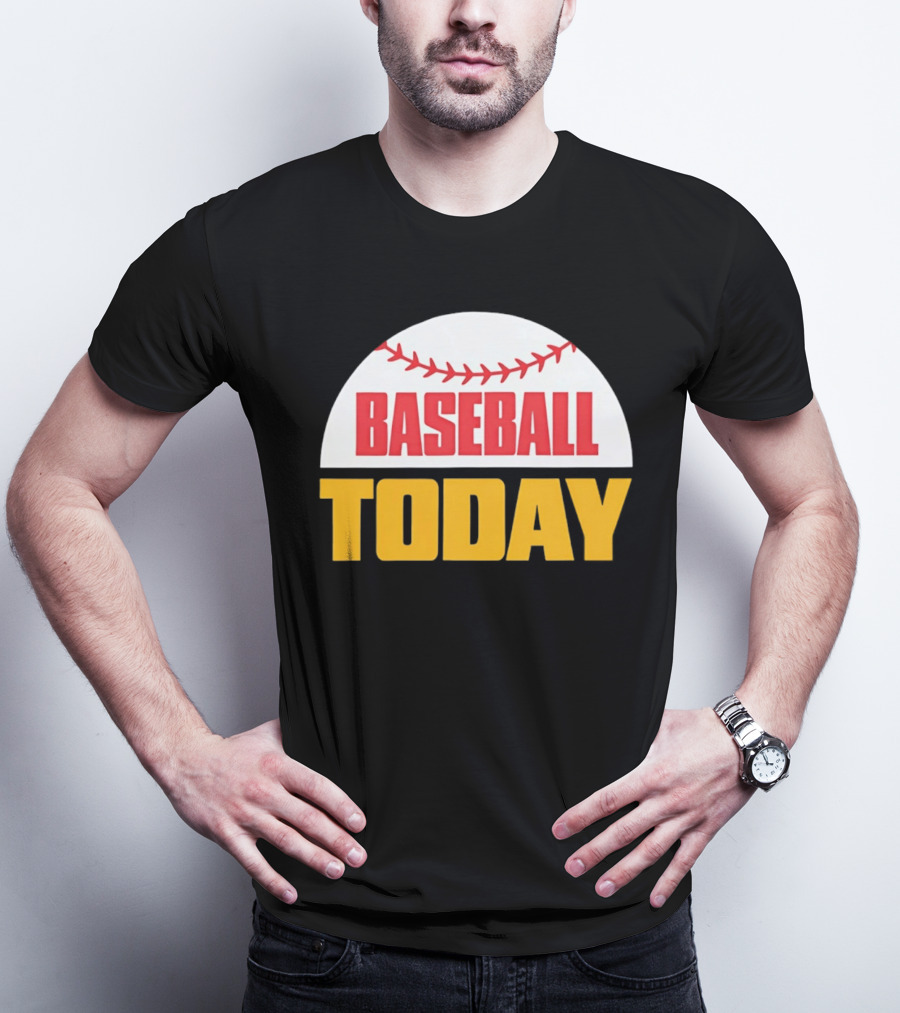 Baseball Today Embroidered 2026 Vintage Style Sports T-Shirt