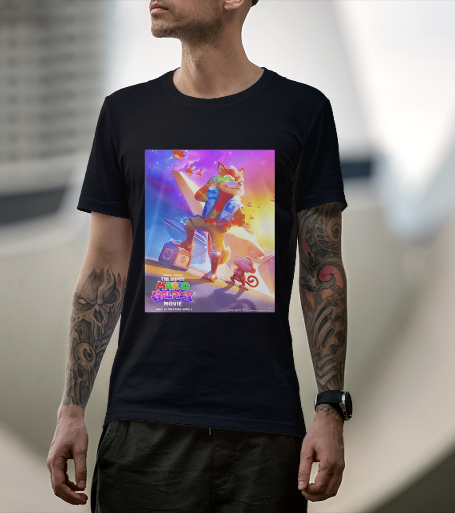 The Super Mario Galaxy Movie Featuring Fox McCloud Teaser T-Shirt