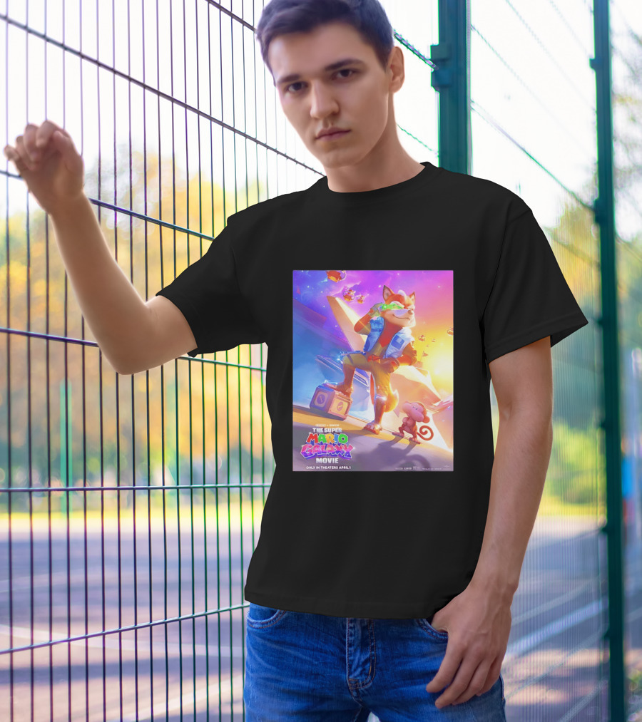 The Super Mario Galaxy Movie Featuring Fox McCloud Teaser T-Shirt