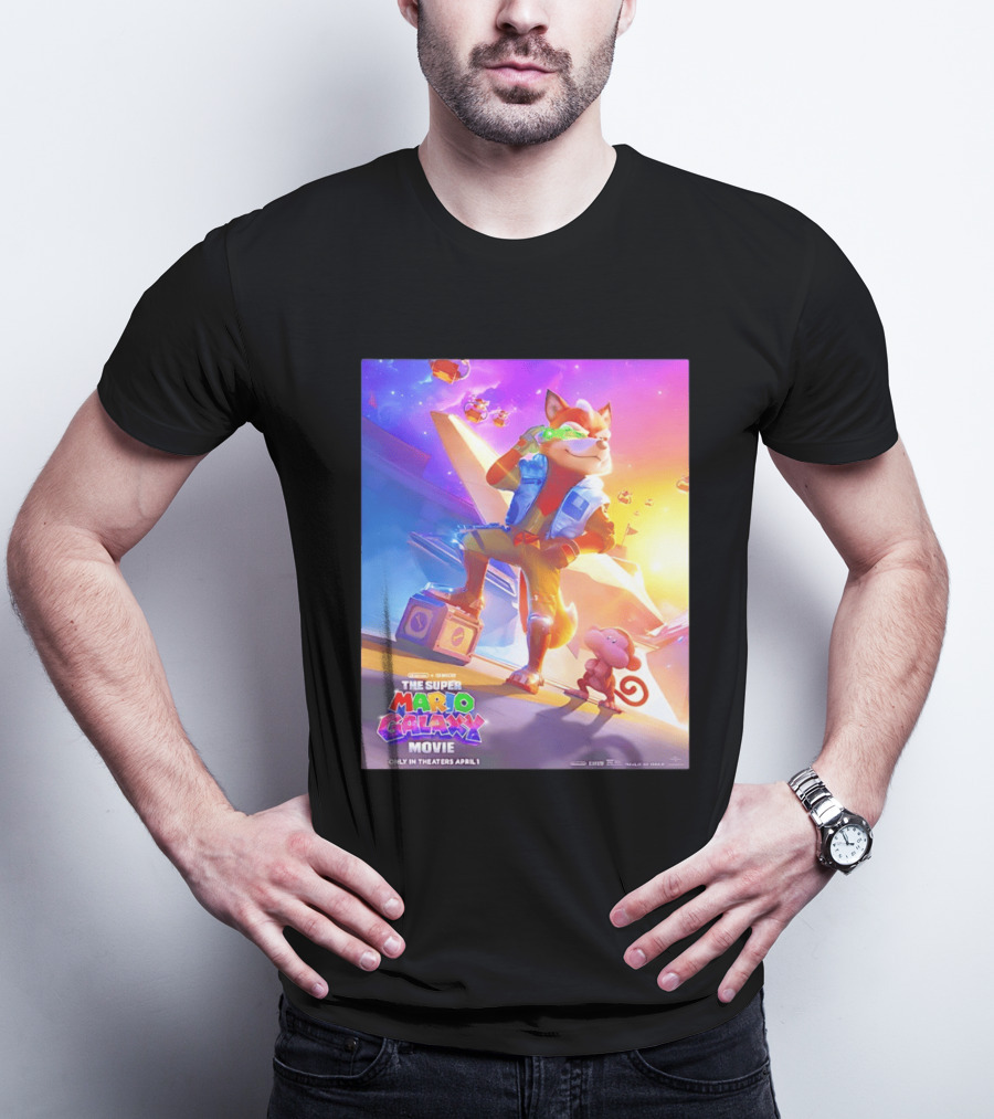 The Super Mario Galaxy Movie Featuring Fox McCloud Teaser T-Shirt