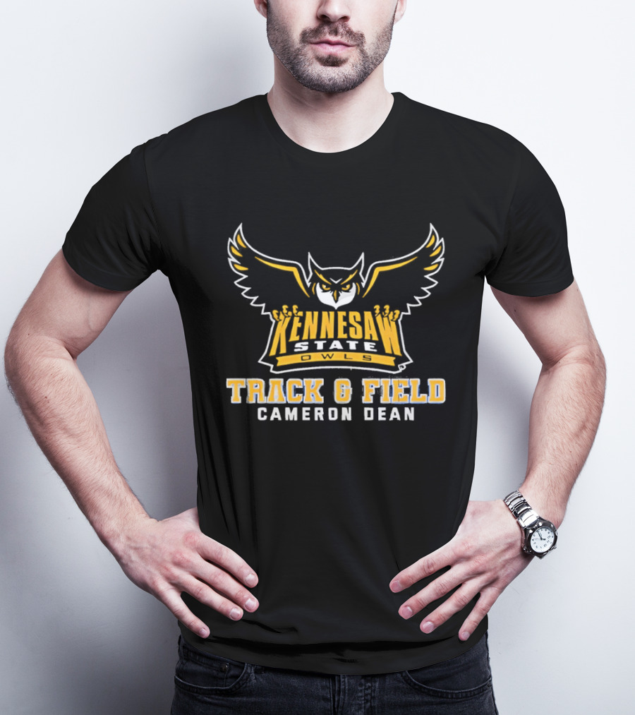 Kennesaw State Owls Track And Field Cameron Dean University Sports Gear T-Shirt