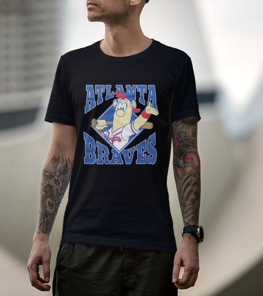 Atlanta Braves Blooper MLB Baseball T-Shirt