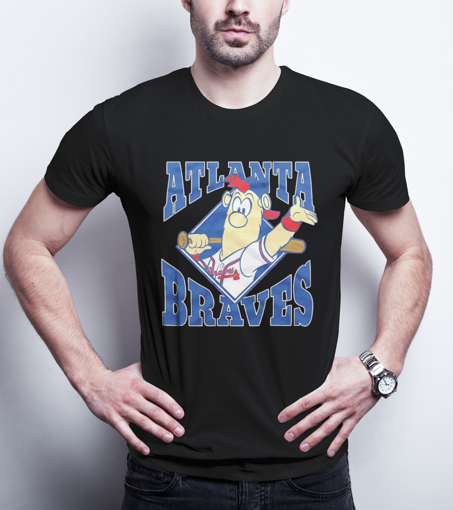 Atlanta Braves Blooper MLB Baseball T-Shirt