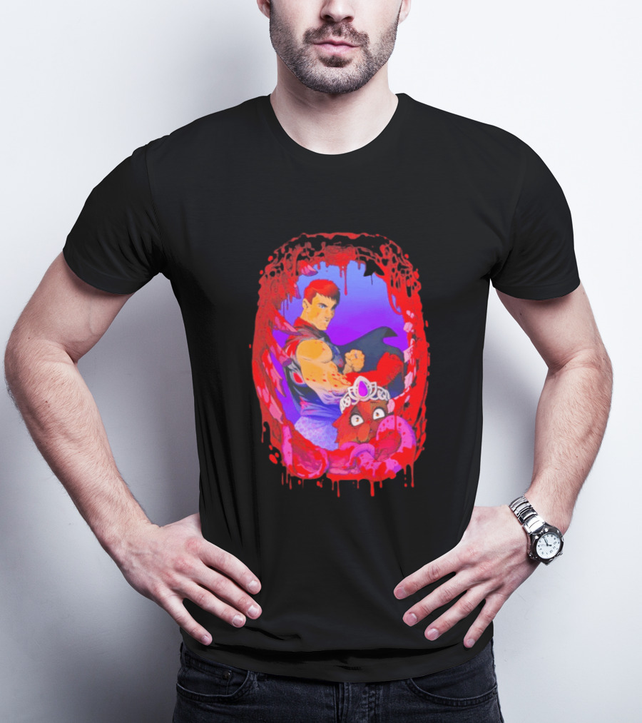 Carl Princess Donut Dungeon Crawler Carl Blood Dripping Frame Fantasy T-Shirt