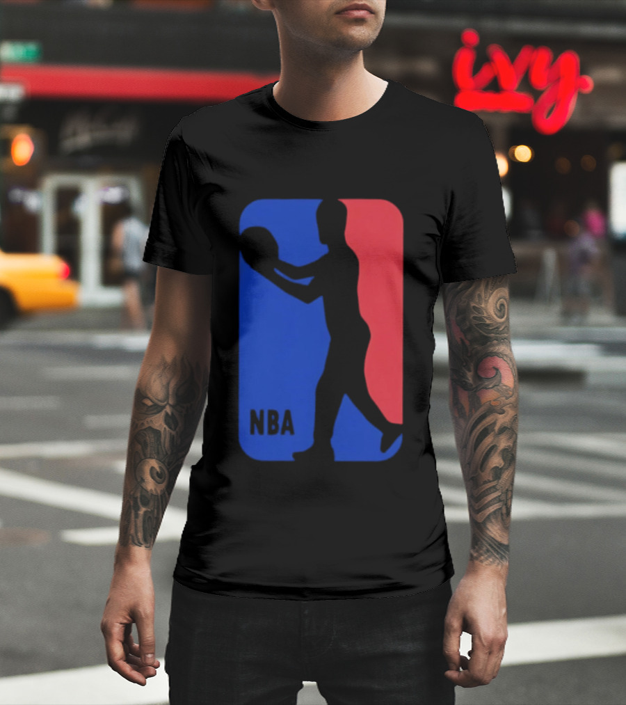 NBA Basketball Player Blue Red T-Shirt