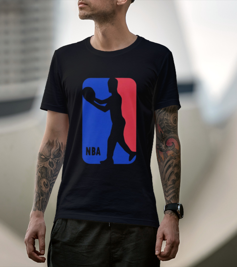 NBA Basketball Player Blue Red T-Shirt