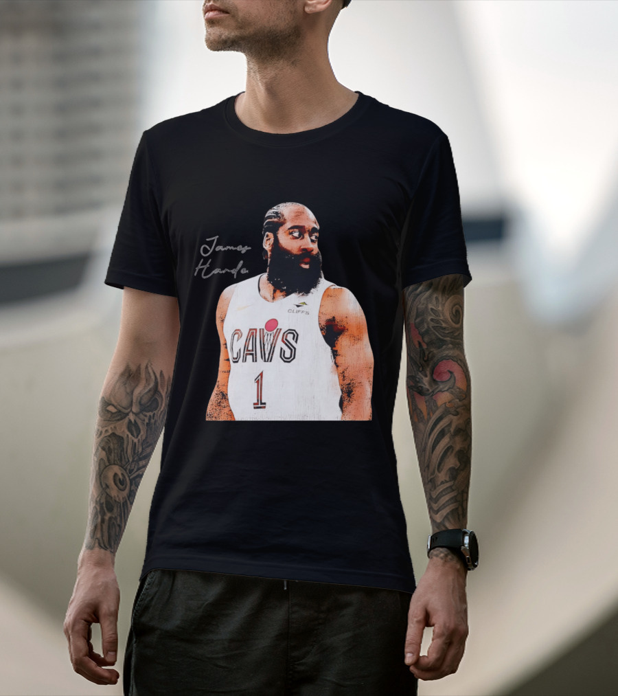 James Harden Cleveland Cavaliers CAVS Basketball 2026 NBA Champs T-Shirt
