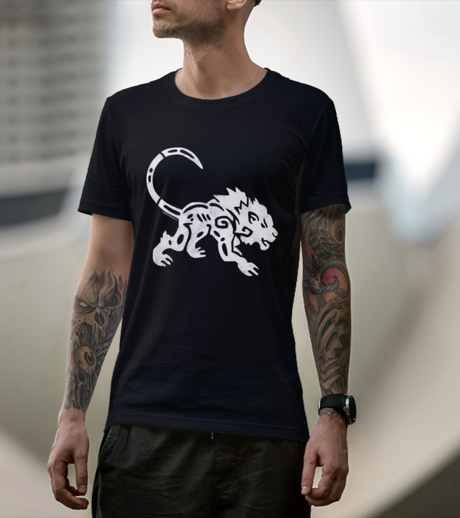 Wizard101 Hidden Temple Jaguars Embroidered White Jaguar T-Shirt