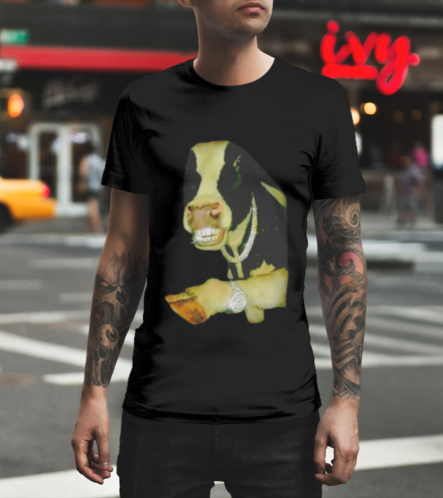 Rich Bull Grillz Bling Necklace And Jewelry T-Shirt