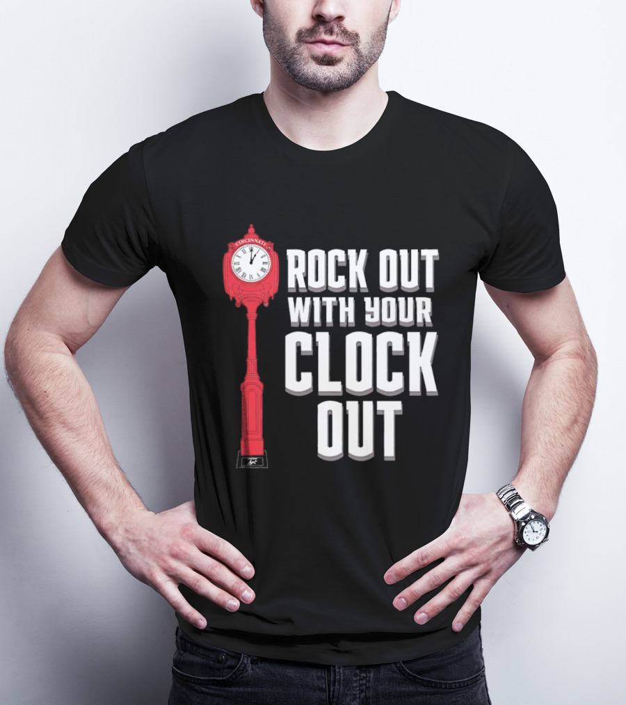 Rock Out With Your Clock Out Cincinnati Tower T-Shirt