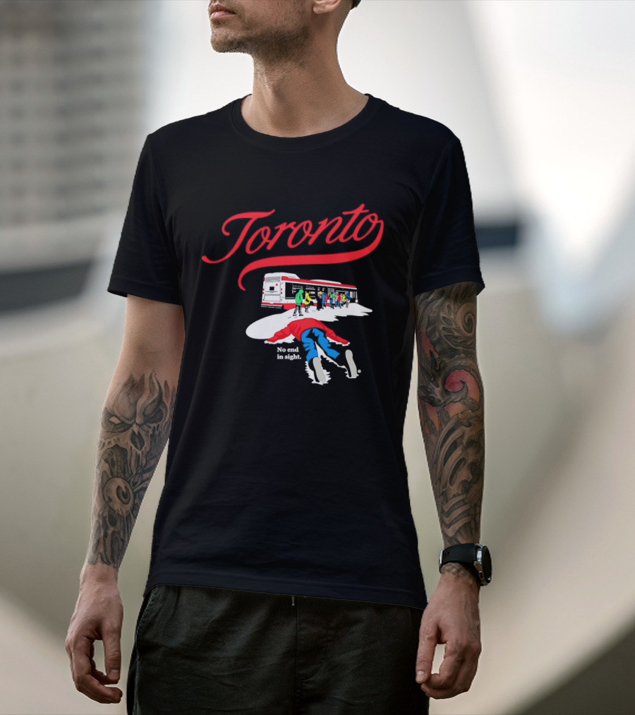 Toronto Transit Commission Bus No End In Sight T-Shirt