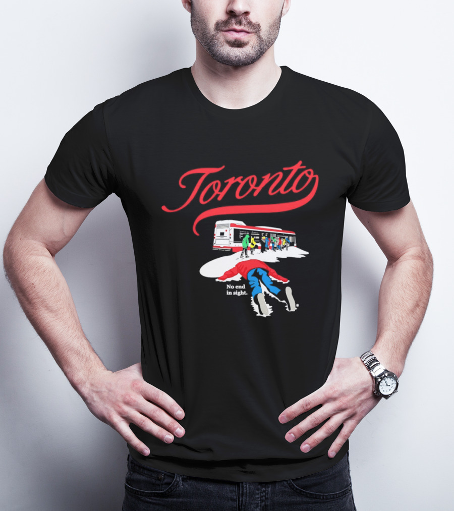 Toronto Transit Commission Bus No End In Sight T-Shirt