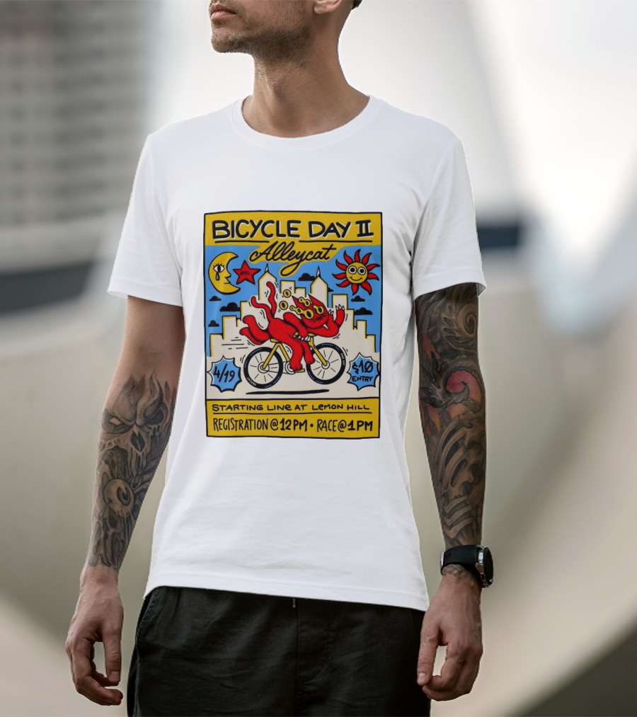 Bicycle Day II Alleycat Race Lemon Hill 4/19 Registration 12 PM Race 1 PM T-Shirt