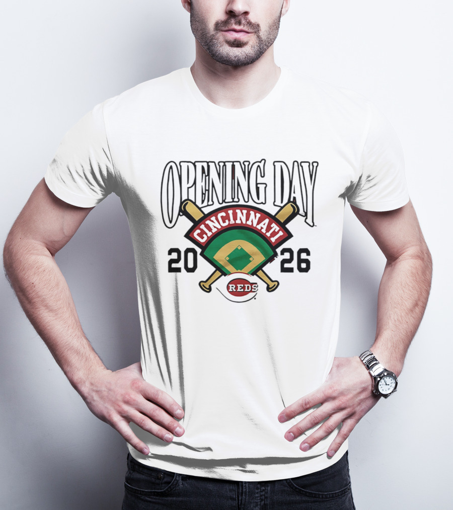 Opening Day 2026 Cincinnati Reds Baseball Event T-Shirt