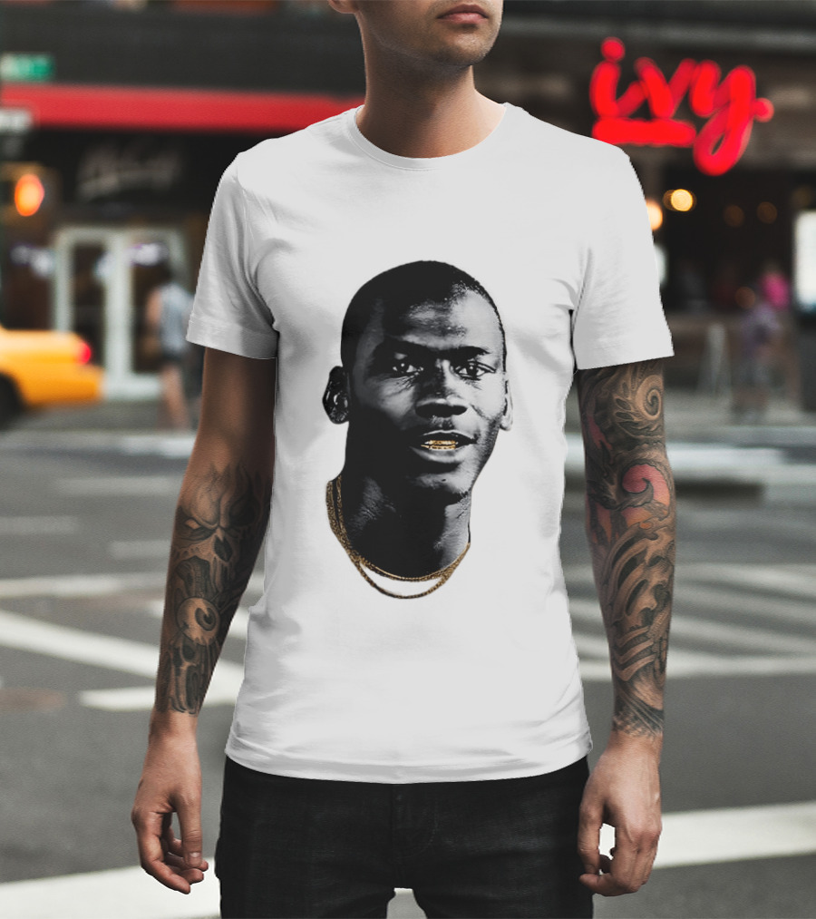 Michael JD Gold Teeth Grill Face T-Shirt